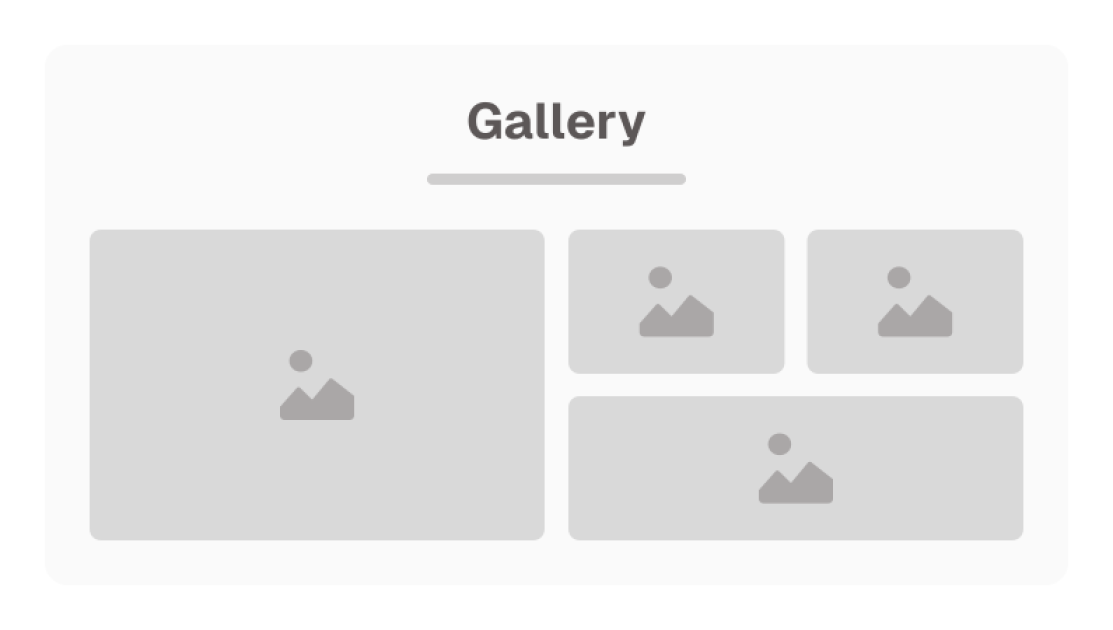 Gallery flex 01 • Bootstrap Wireframe